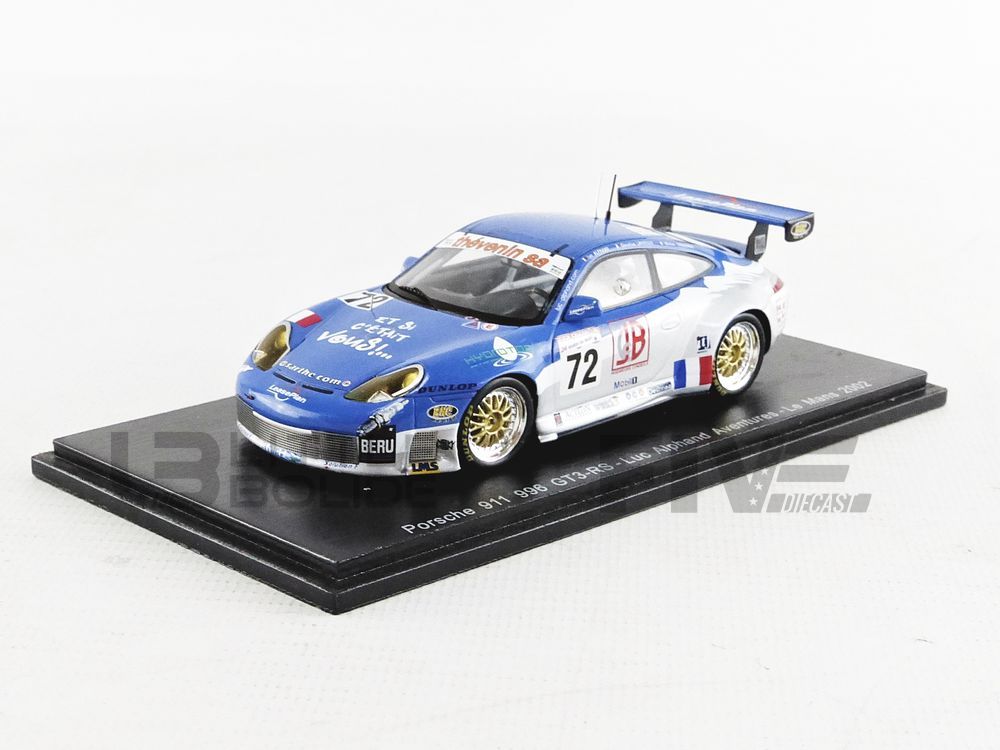 S5516 – SPARK 1/43 - PORSCHE 911 / 966 GT3 RS - Le Mans 2002 - Five Diecast