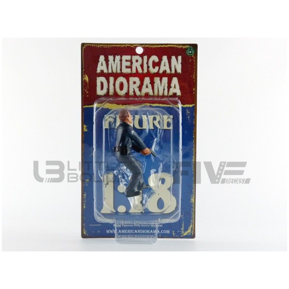 24013 – AMERICAN DIORAMA 1/18 - FIGURINES Officier de Police - 3 - Five ...