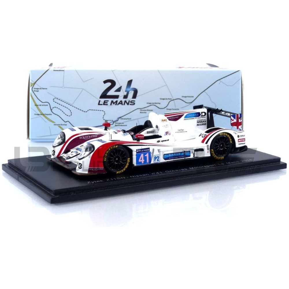 S4220 – SPARK 1/43 - ZYTEK Z11SN Nissan LMP2 - Le Mans 2014 - Five Diecast
