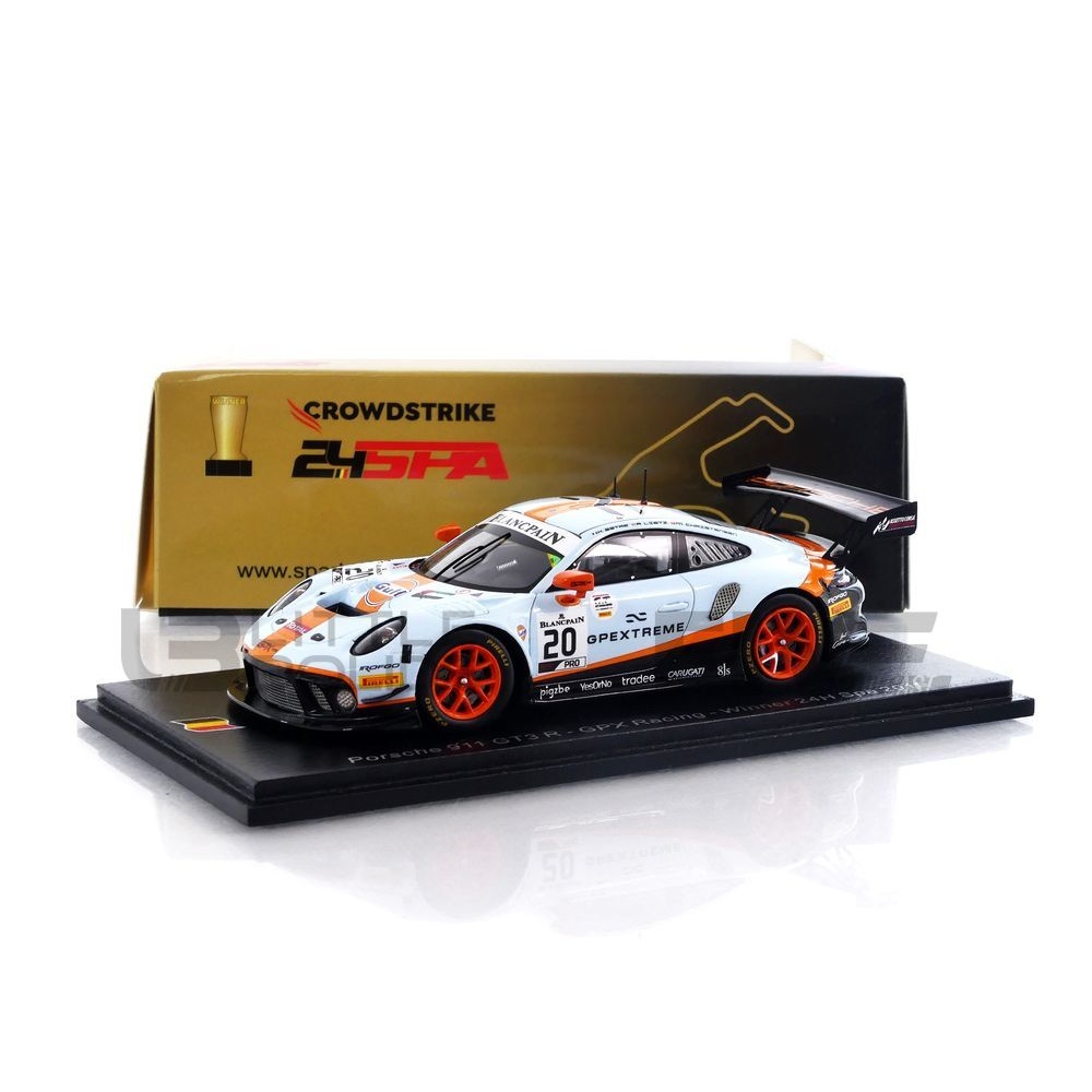 43SPA2019 – SPARK 1/43 - PORSCHE 911 GT3 R - Winner Spa 2019 - Five Diecast