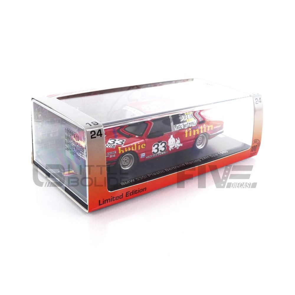 100SPA10 – SPARK 1/43 - BMW 530i - Spa 1980 - Five Diecast