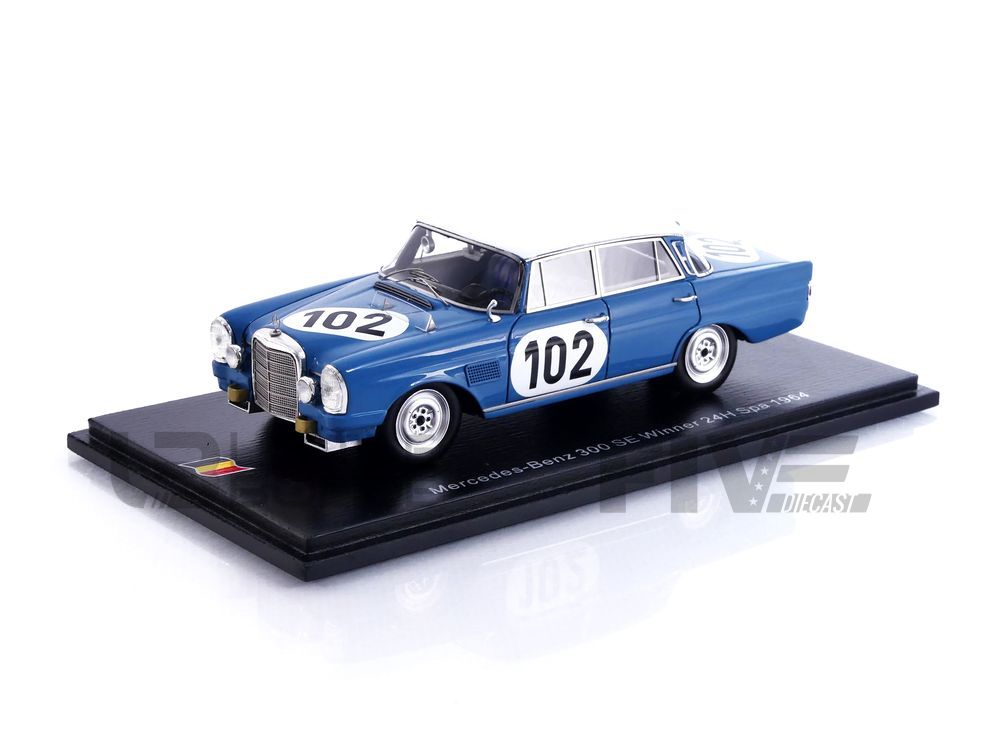 SPARK 1/43 – MERCEDES-BENZ 300 SE – Winner Spa 1964 - Five Diecast