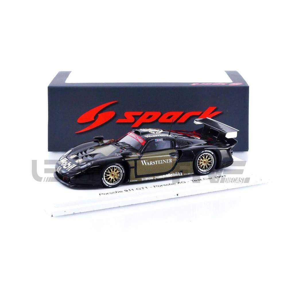 S5993 – SPARK 1/43 - PORSCHE 911 GT1 - Test Car 1997 - Five Diecast