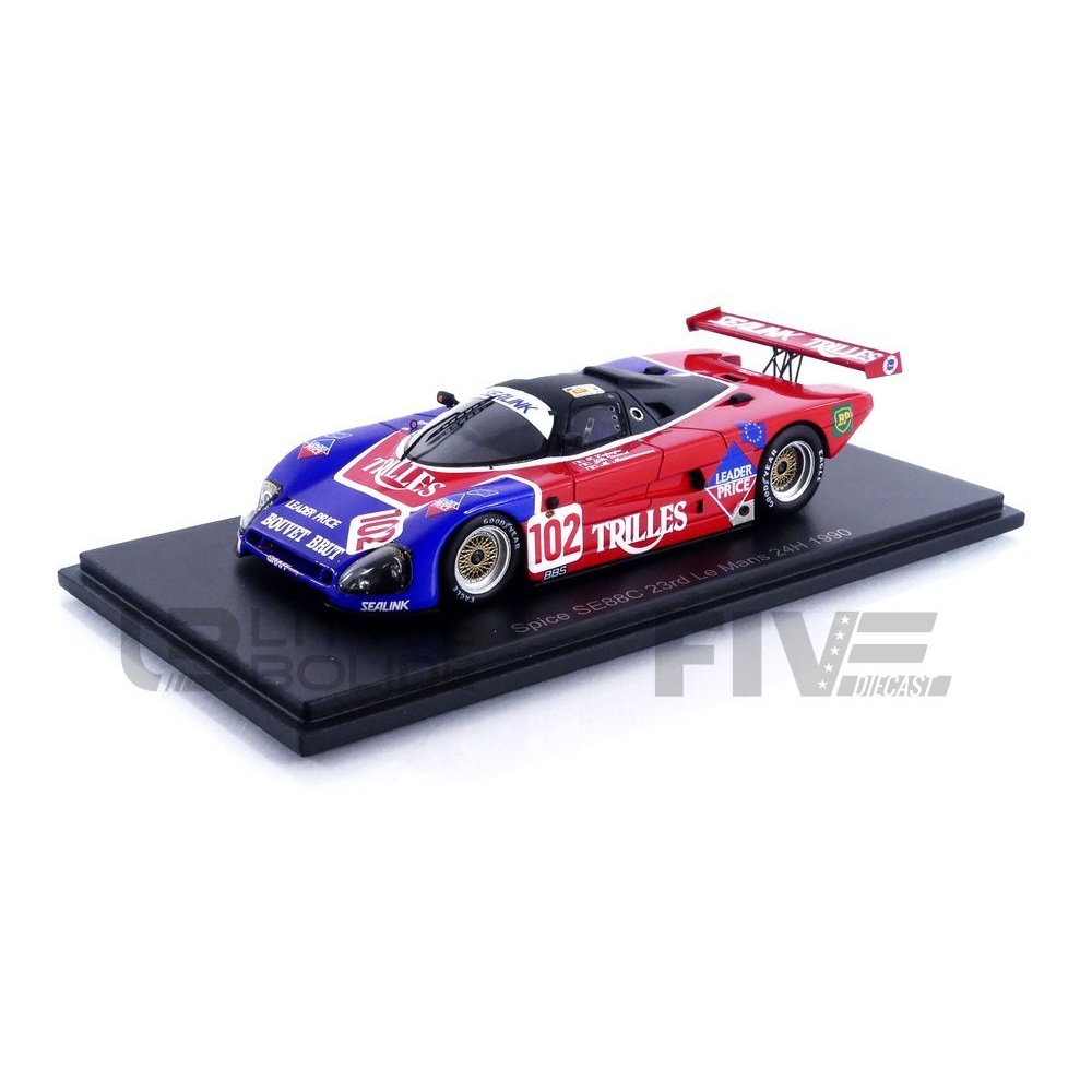S6812 – SPARK 1/43 - SPICE SE88C - 3rd Le Mans 1990 - Five Diecast