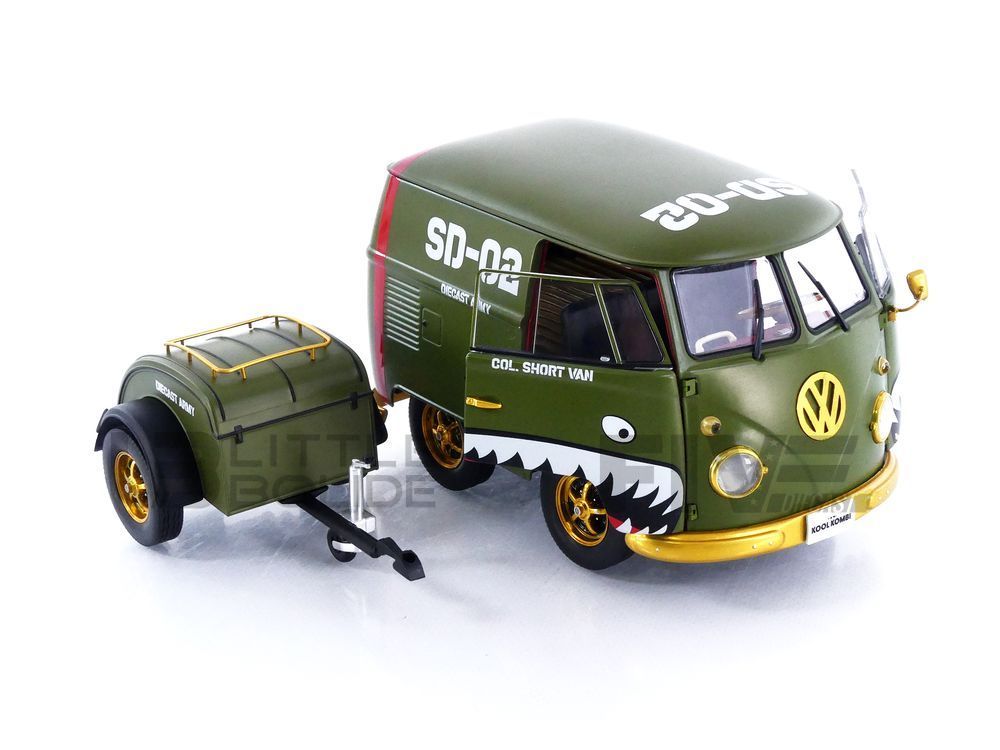 S1810901 – SOLIDO 1/18 - VOLKSWAGEN Kool Kombi Army Fighter - 1950 ...