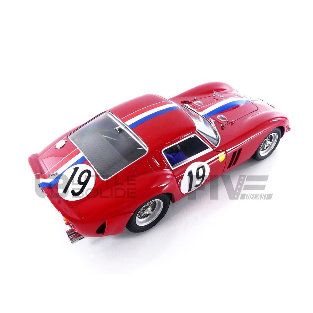 120125R – KK SCALE MODELS 1/12 - FERRARI 250 GTO - 2nd 24h Le Mans 1962 ...