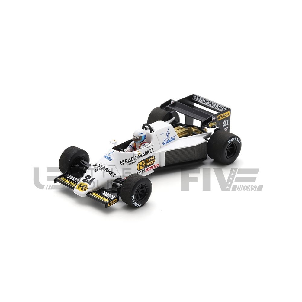 S3927 – SPARK 1/43 - SPIRIT 101 - Italian GP 1984 (M. Baldi) - Five Diecast