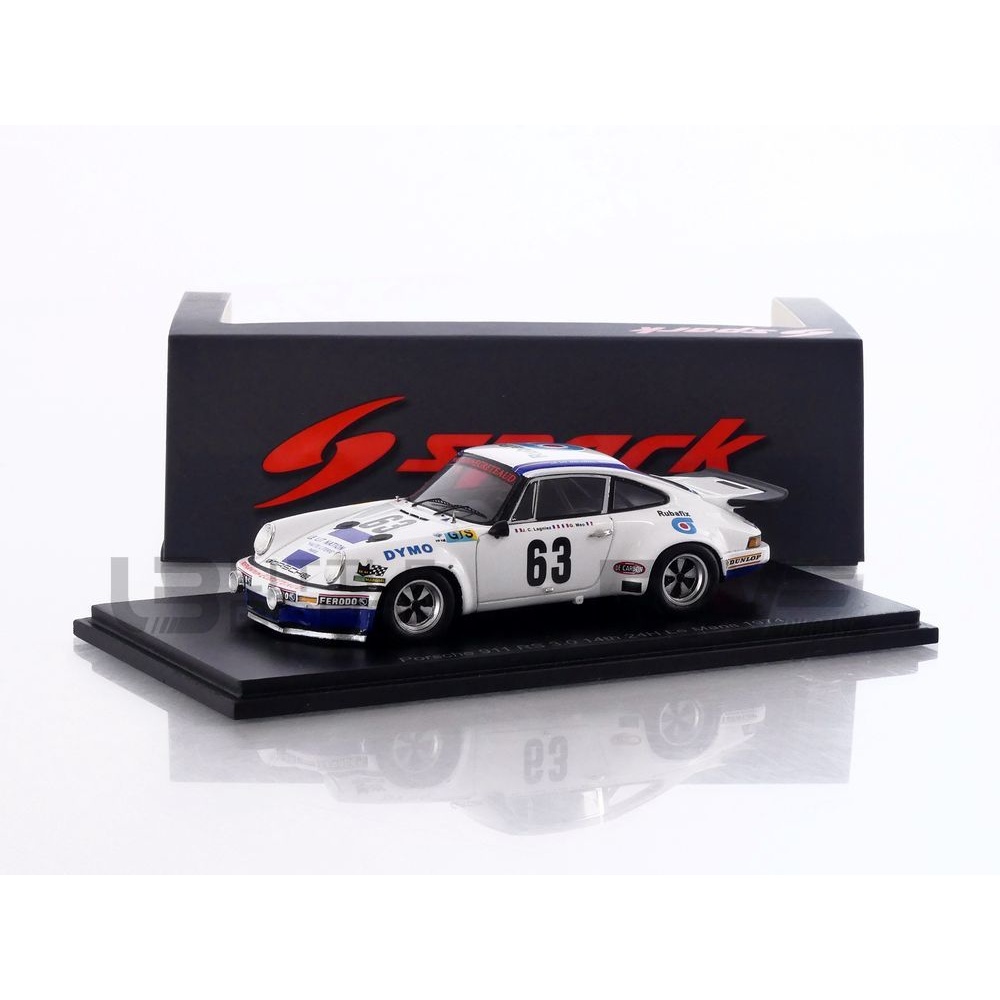 S9794 – SPARK 1/43 - PORSCHE 911 RS 3.0 - Le Mans 1974 - Five Diecast