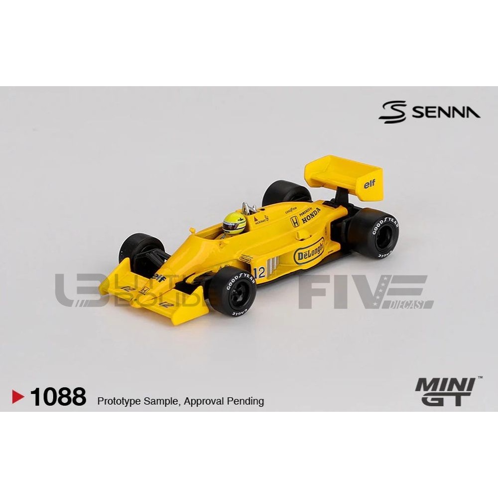 MGT01088-L – MINI GT 1/64 - LOTUS 99T - Winner Monaco GP 1987 (A. Senna ...