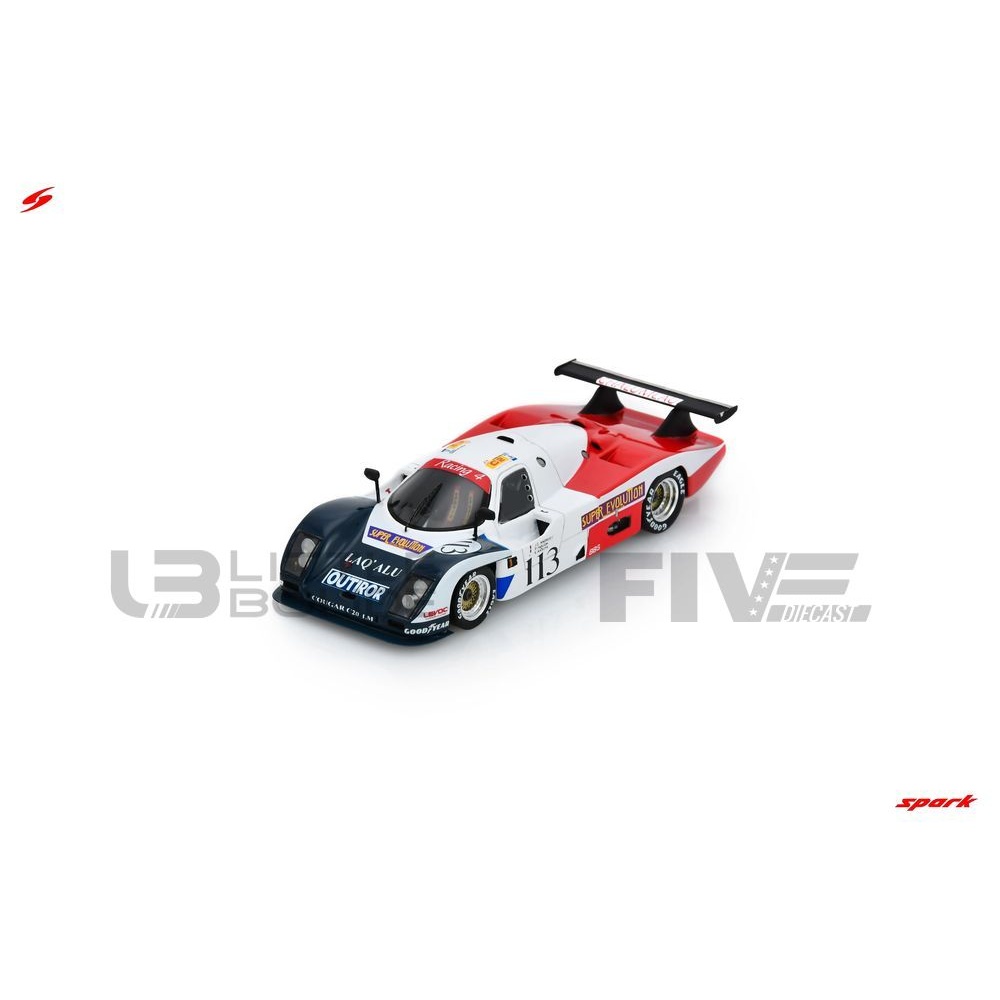 S9508 – SPARK 1/43 - COUGAR C20 - 24h Le Mans 1989 - Five Diecast