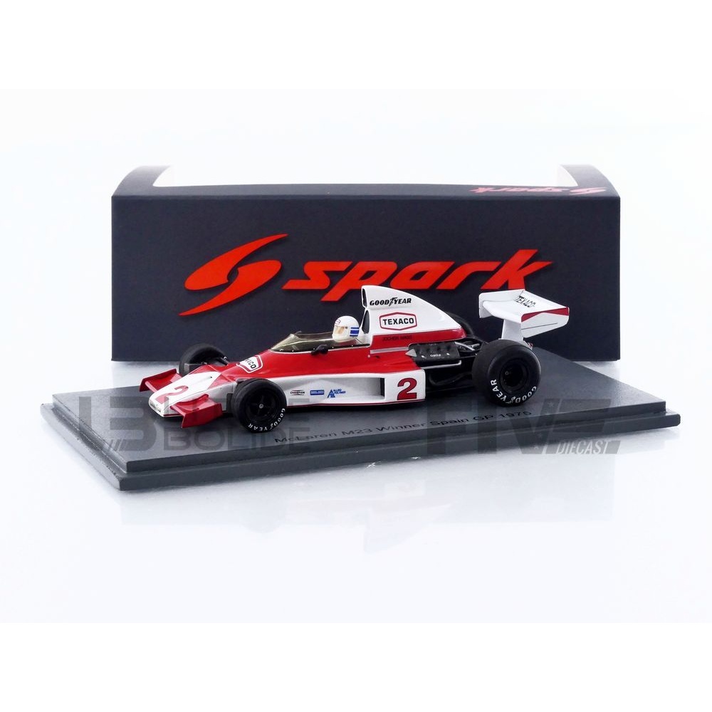 SPARK 1/43 - MCLAREN M23 - Winner Spain GP 1975 (J. Mass) - Five Diecast