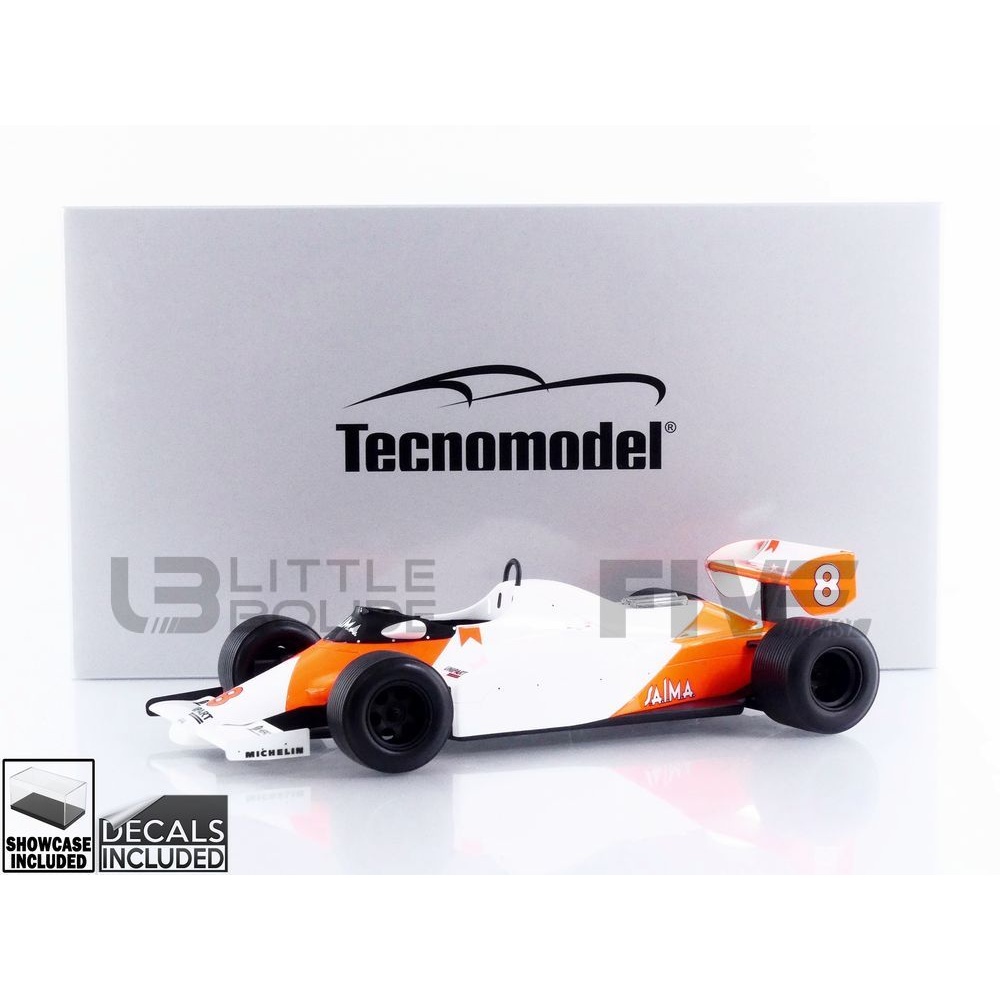 TM18385C – TECNOMODEL MYTHOS 1/18 - MCLAREN MP4/1C - USA GP 1983 (N ...