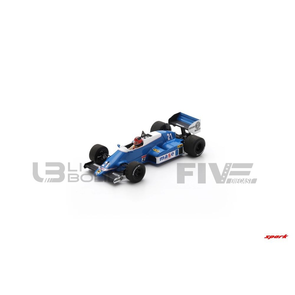 S7257 – SPARK 1/43 - OSELLA FA1F - Brazilian GP 1986 (P. Ghinzani ...