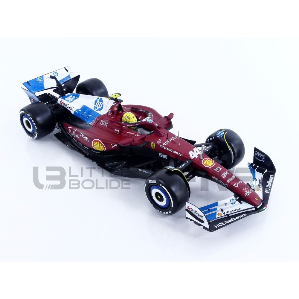 16822-H44-Miami-BV – BBURAGO 1/18 - FERRARI SF-25 - Miami GP 2025 (L ...