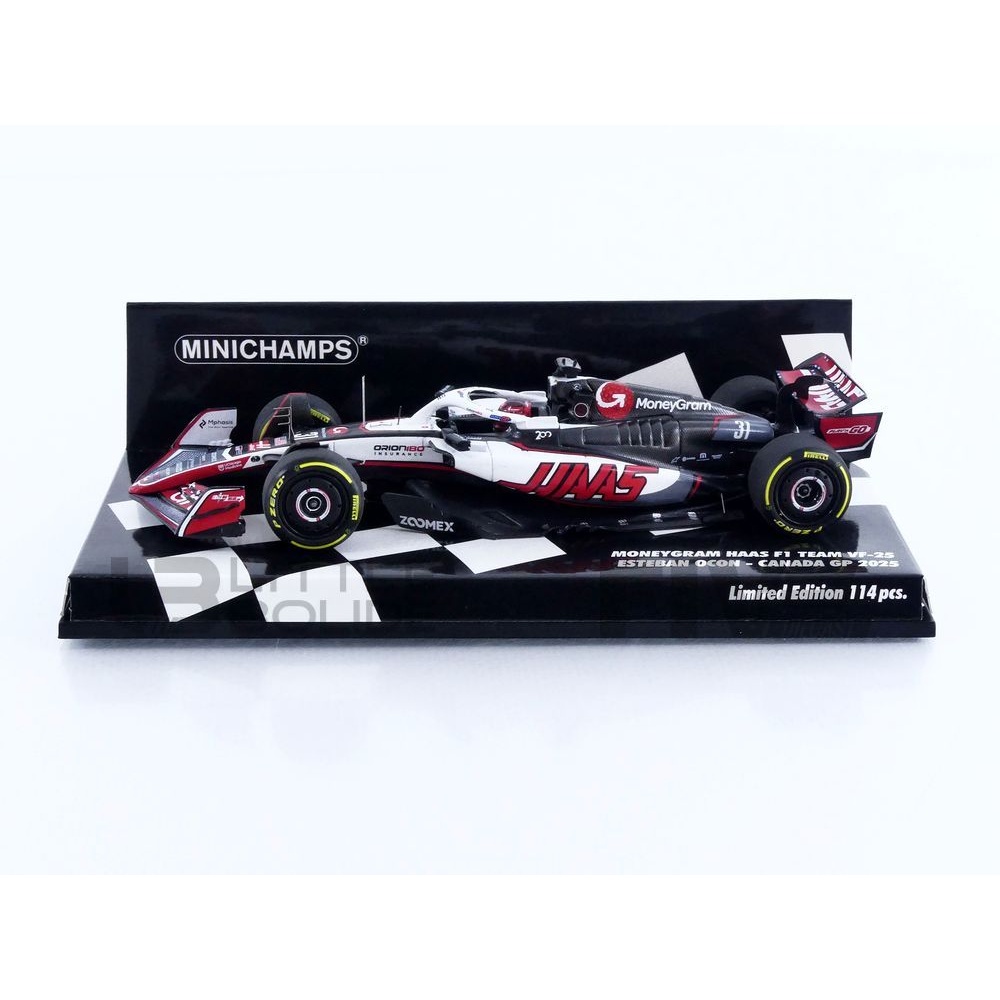 417251031 – MINICHAMPS 1/43 - HAAS F1 TEAM VF-25 - Canadian GP 2025 (E ...